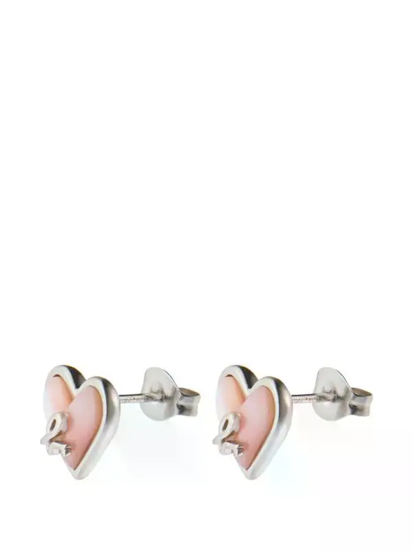 AGNÈS B. Heart Charm Earrings
