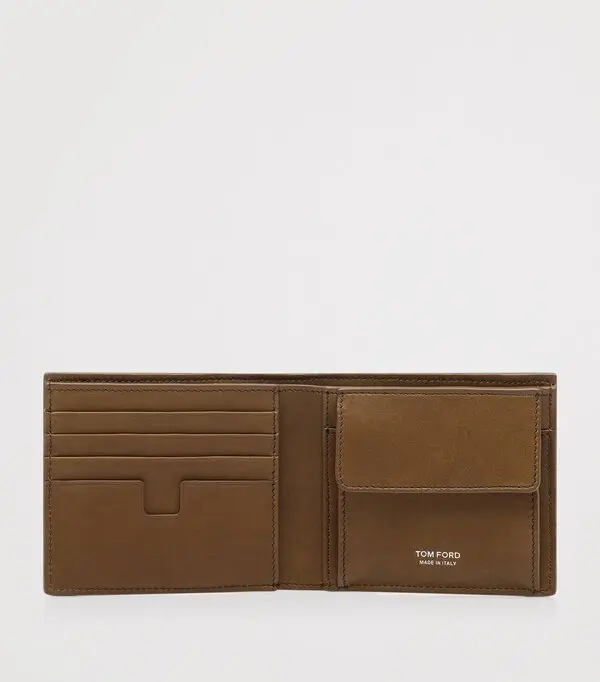 TOM FORD Suede T-line Bifold Wallet