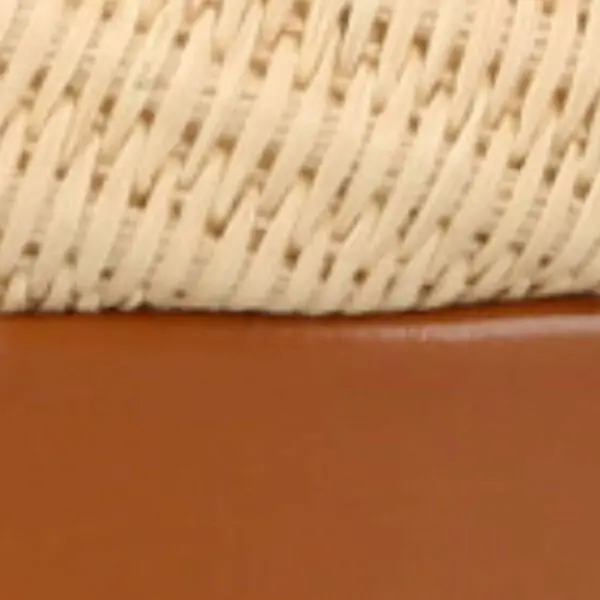 Valentino Garavani Raffia Vlogo Signature Heeled Platform Sandals 115 - Beige