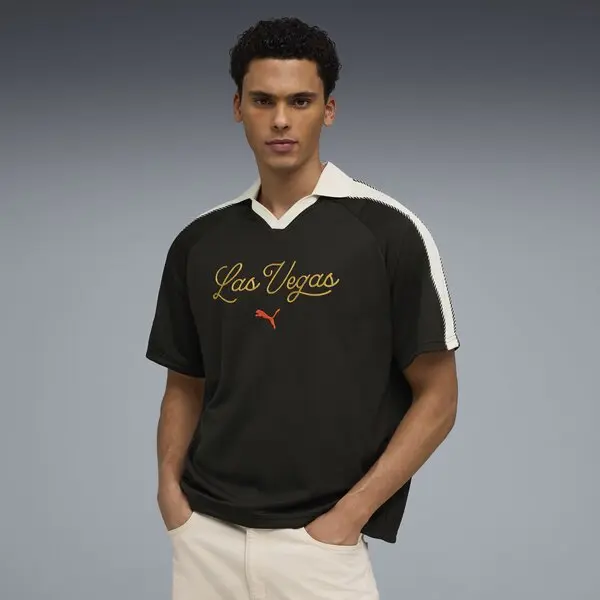 PUMA T7 Las Vegas Relaxed Jersey Polo Shirt