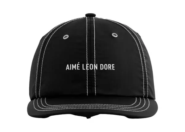 Aimé Leon Dore Logo Stitch Cap - Black/white