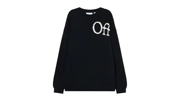 Off-White Bookish Shared Crewneck Sweatshirt Sweater