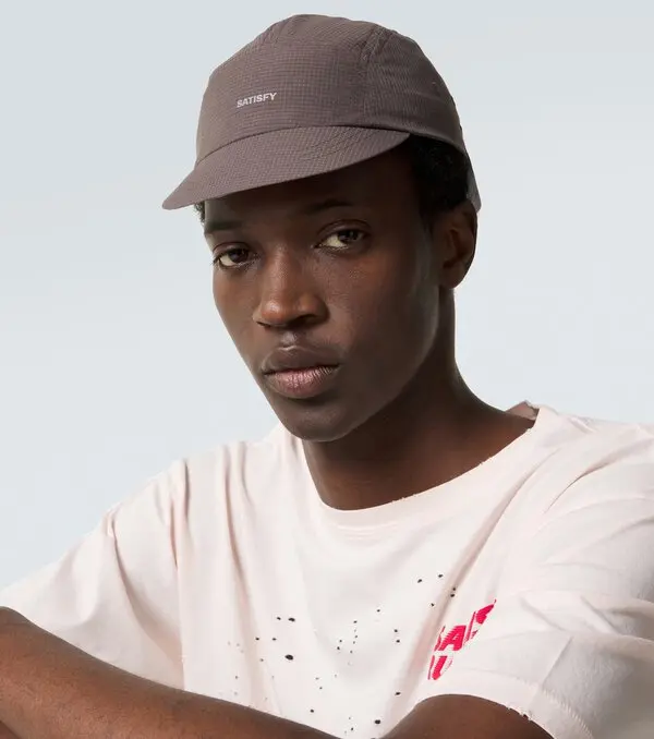 Satisfy Rippy Air Logo Baseball Cap - Brown