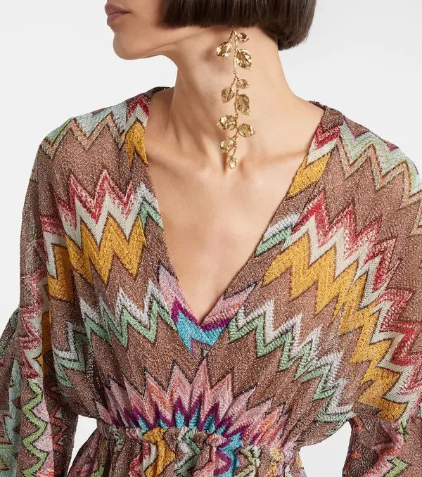 Missoni Zigzag Lamé Kaftan
