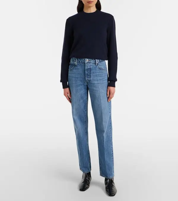 FRAME Essential Straight Jeans - Blue