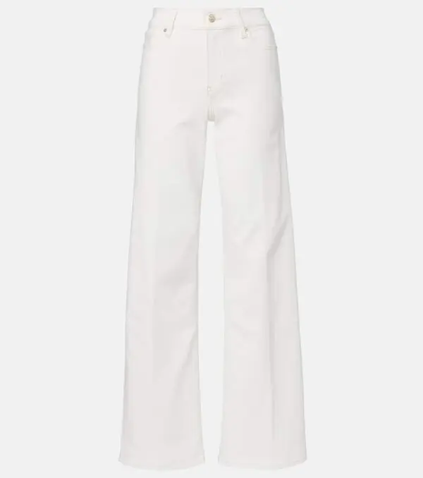 FRAME Le Slim Palazzo Wide-leg Jeans - White