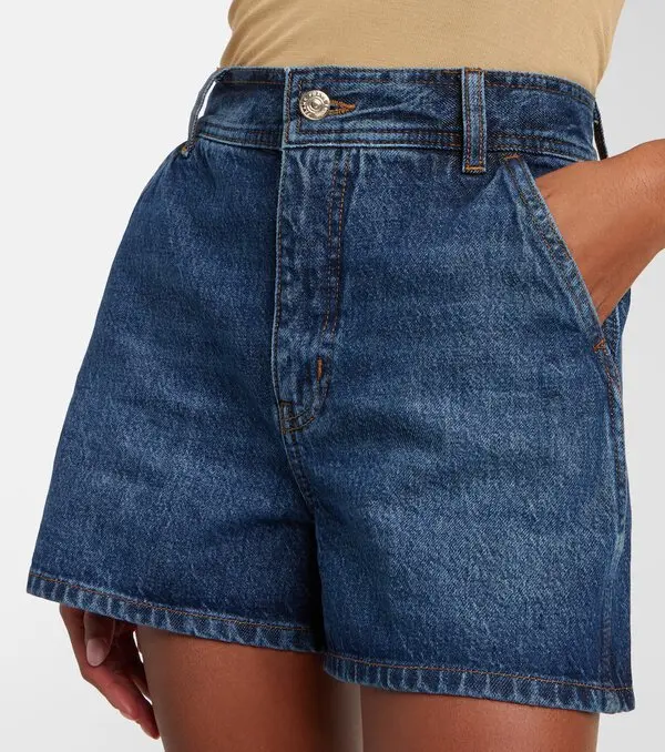FRAME Dockside Denim Shorts - Blue