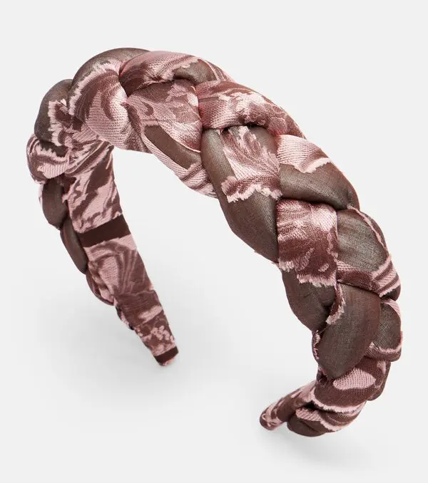 La DoubleJ Rapunzel Jacquard Headband - Pink