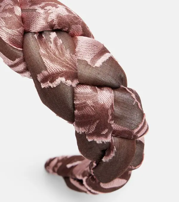 La DoubleJ Rapunzel Jacquard Headband - Pink