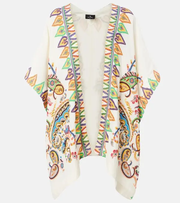 Etro Printed Beach Cover-up - White