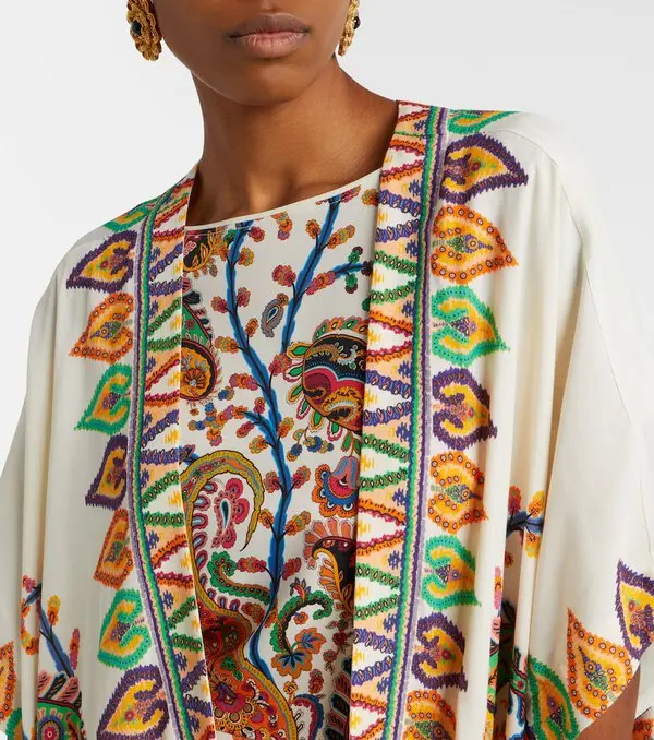 Etro Printed Beach Cover-up - White