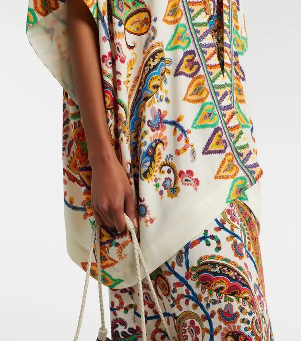Etro Printed Beach Cover-up - White