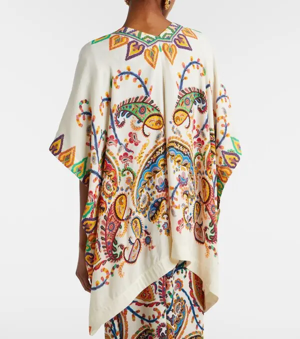 Etro Printed Beach Cover-up - White