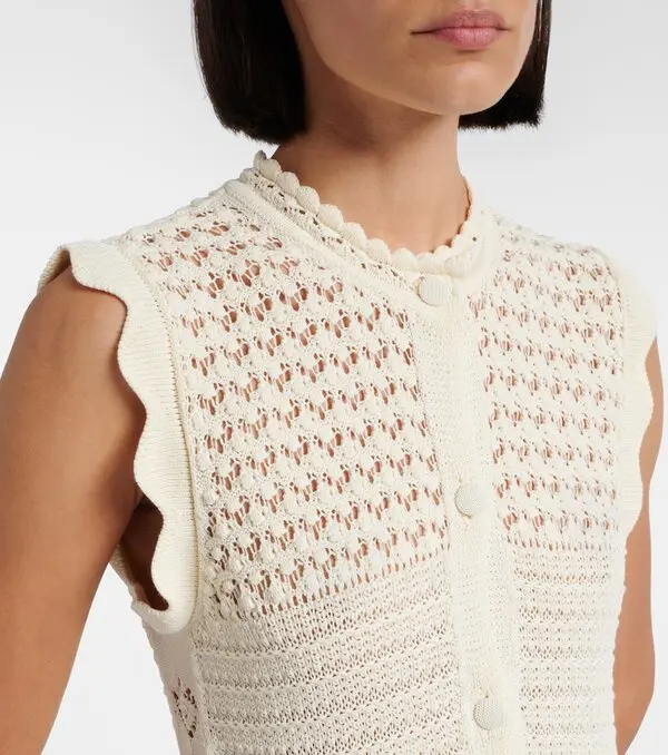 ERES Aurora Crochet Top - White
