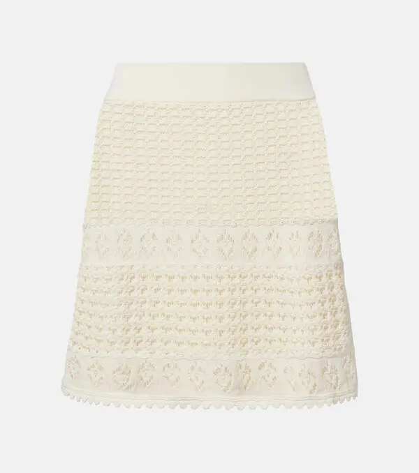 ERES Angela Crochet Miniskirt