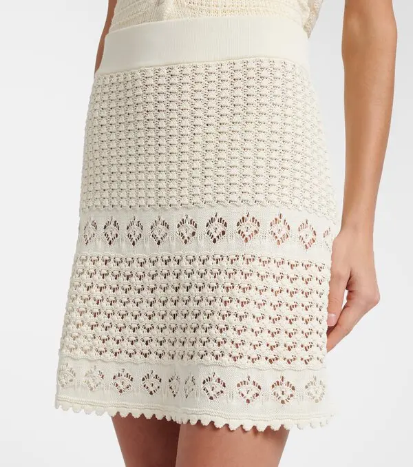 ERES Angela Crochet Miniskirt