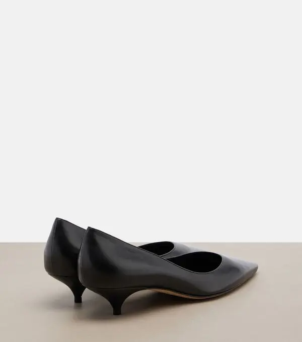 THE ROW Liisa Leather Pumps