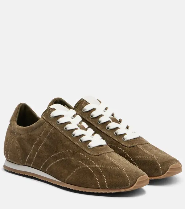 TOTEME Suede Sneakers - Green