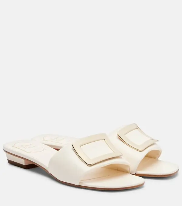 ROGER VIVIER Leather Slides