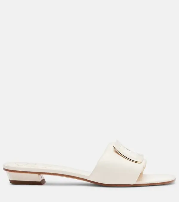 ROGER VIVIER Leather Slides