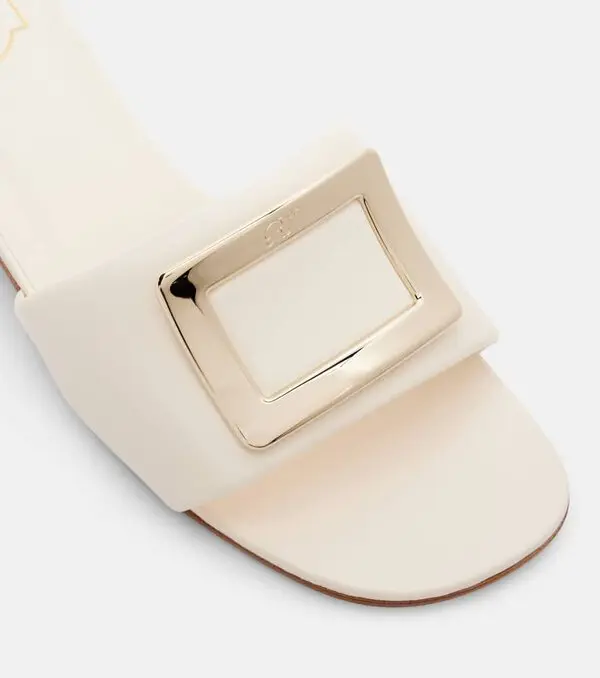 ROGER VIVIER Leather Slides