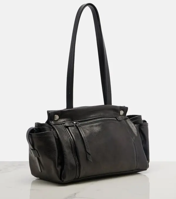 Prada Leather Tote Bag - Black
