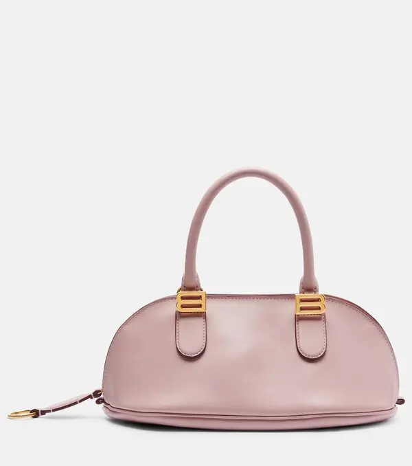 Balenciaga Bolero Mini Leather Top-handle Bag - Pink