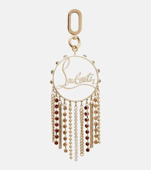 CHRISTIAN LOUBOUTIN Embellished Bag Charm - Gold