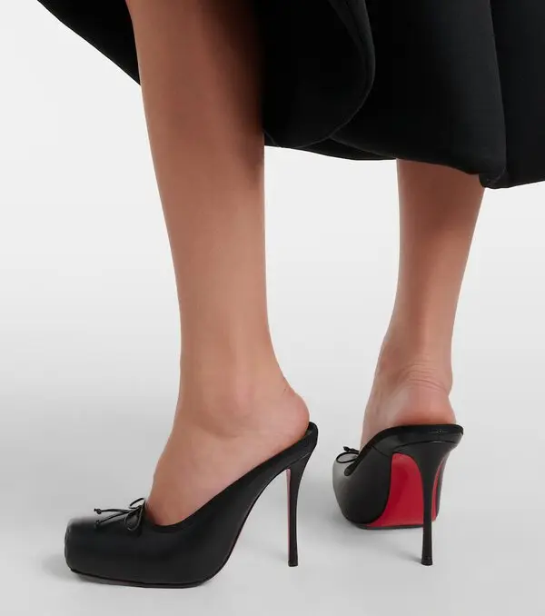 CHRISTIAN LOUBOUTIN Cassia Leather Mules