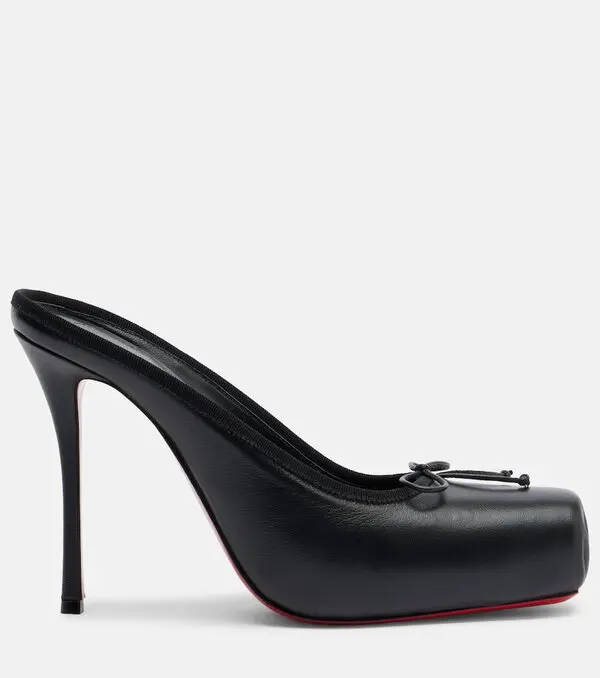 CHRISTIAN LOUBOUTIN Cassia Leather Mules