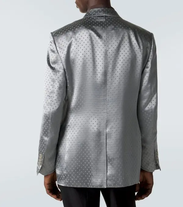 TOM FORD Polka-dot Crêpe Satin Blazer