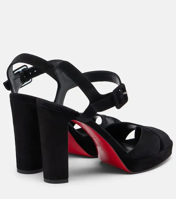 CHRISTIAN LOUBOUTIN Cora 100 Suede Sandals