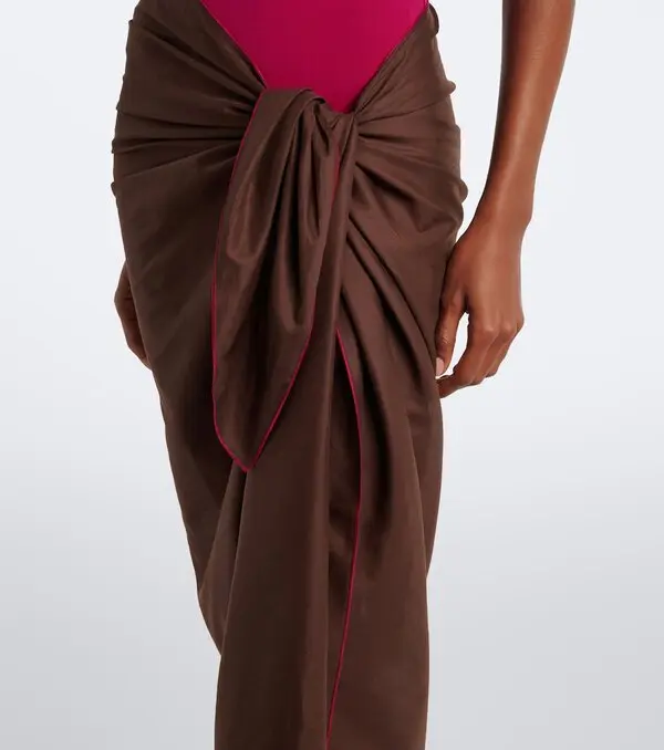 ERES Cabine Cotton Beach Cover-up - Brown