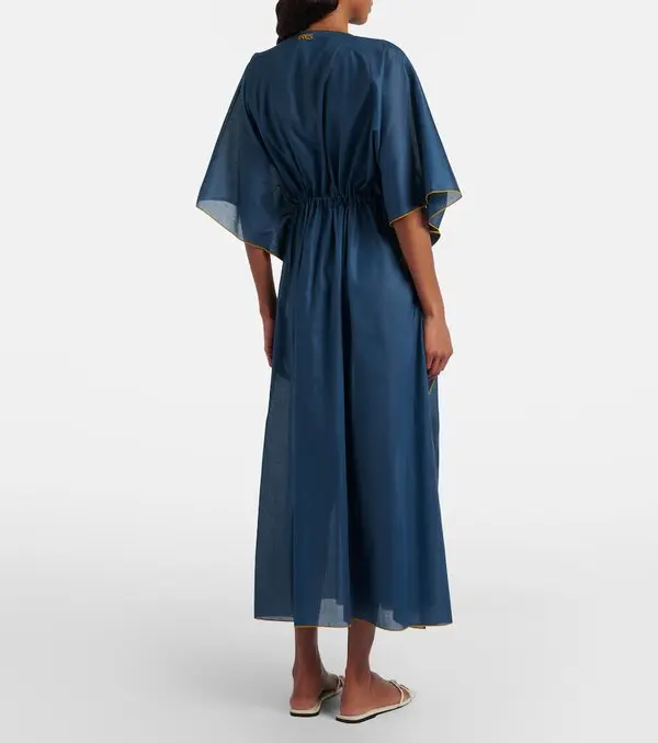 ERES Voilier Cotton Kaftan - Blue
