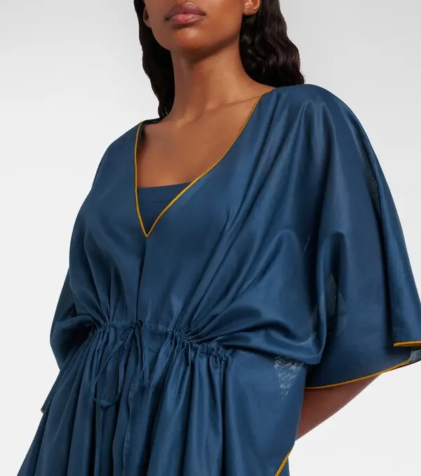 ERES Voilier Cotton Kaftan - Blue