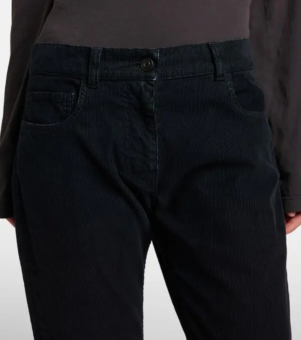 THE ROW Booker Cotton Corduroy Pants