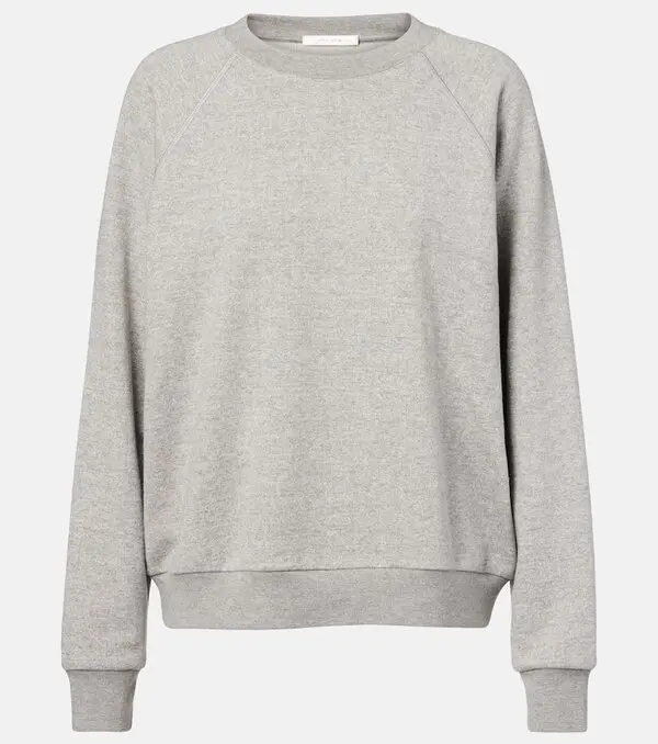 THE ROW Eulalia Cotton And Cashmere Sweatshirt - Grey
