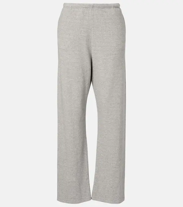THE ROW Kohana Cotton And Cashmere Sweatpants - Grey