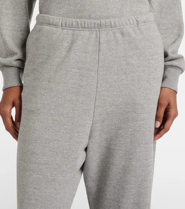 THE ROW Kohana Cotton And Cashmere Sweatpants - Grey