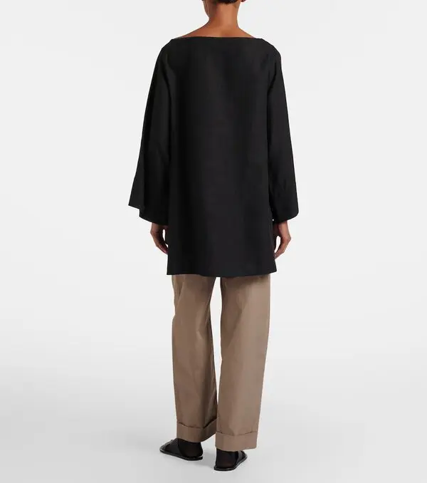 THE ROW Delano Straight Pants - Green