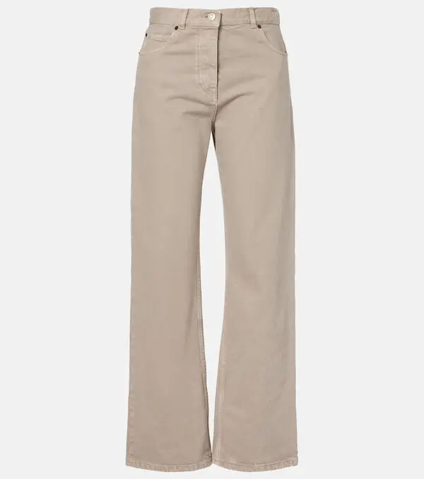 THE ROW Finbar Wide-leg Jeans - Beige