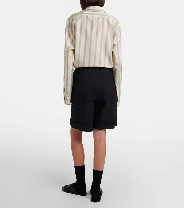 THE ROW Emiliano Cotton Shorts