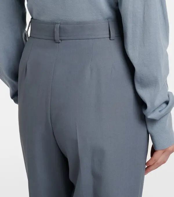 THE ROW Ragnar Virgin Wool Wide-leg Pants