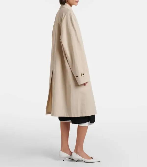 THE ROW Dayton Cotton Car Coat - Beige