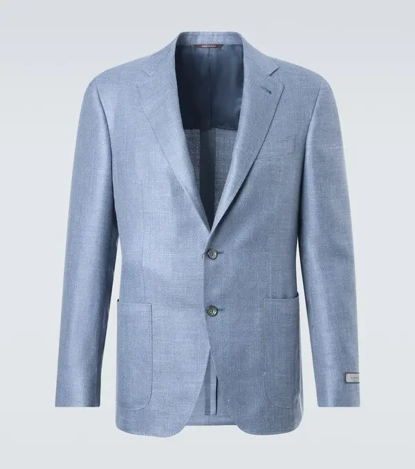 Canali Wool, Silk, And Linen Blazer