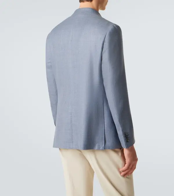 Canali Wool, Silk, And Linen Blazer