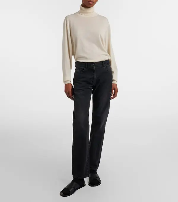 THE ROW Booker Low-rise Straight Jeans