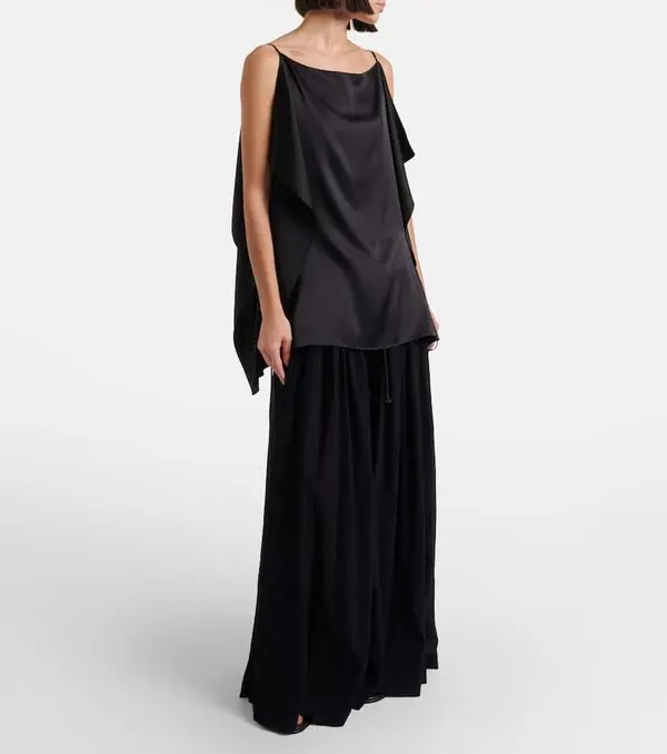 THE ROW Berenice Wide-leg Pants - Black