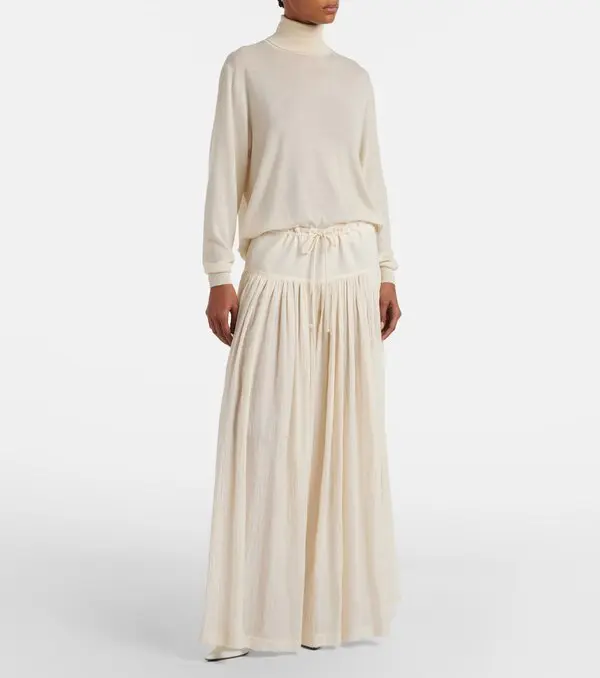 THE ROW Berenice Wide-leg Pants - White