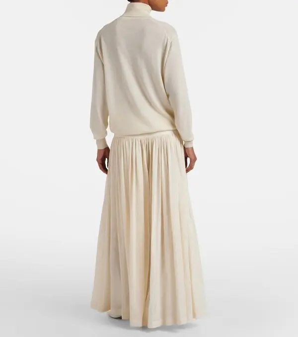 THE ROW Berenice Wide-leg Pants - White